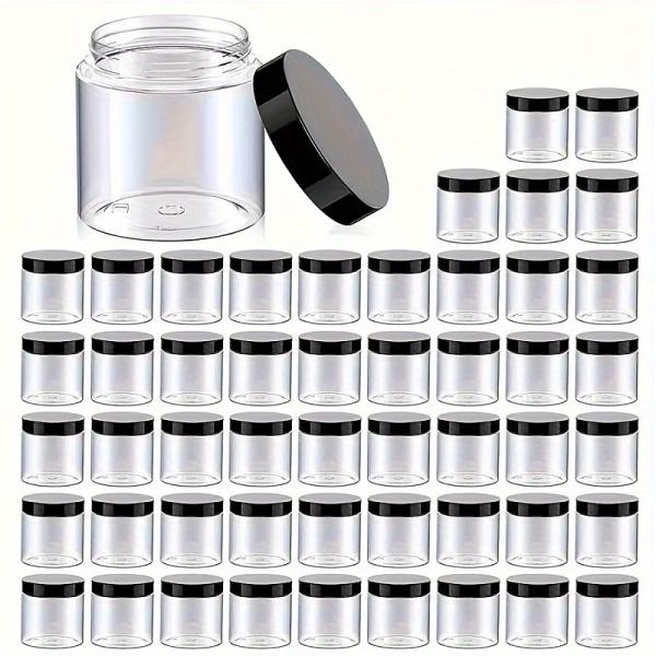 12個4Oz プラスチックボトル ローション、クリーム、軟膏、ボディバター、化粧品、ビーズ、サンプル、旅行用収納に最適 - 無香料、ツイストロック式