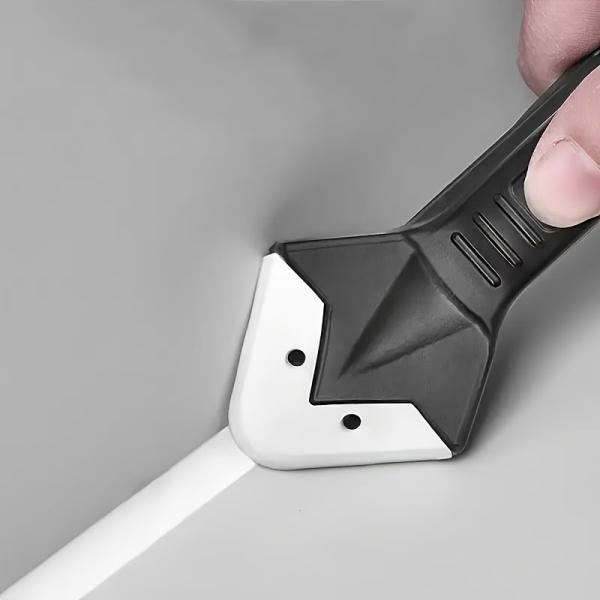 3-in-1シリコンシーラントツールキット、シーラントクリーナー、植え込みシャベル、交換可能なガスケット付きボンディングボード