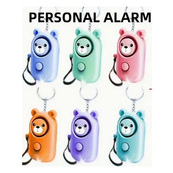 130デシベルの大音量防犯ブザーチェーンを引っ張ると音が鳴ります戻すと音がやみます(電池付属)