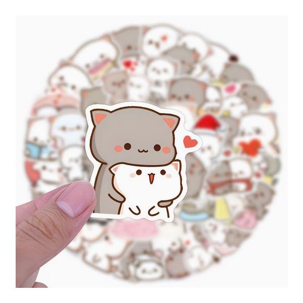 猫の図柄のシールですアピール抜群デザインは,ランダムでの発送となります