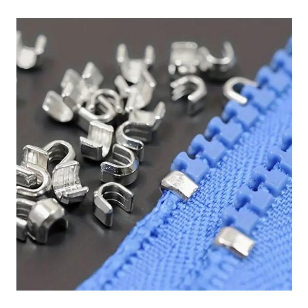 ペンチなどでかしめて取り付けてください