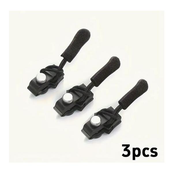 ネジ締めタイプの補修用ジッパーですダウンジャケット パーカ ジャケット ザック などのファスナー応急処置に利用できますサイズ相当　S=#3 M=#5,8 L=#8,10