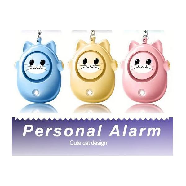 130デシベルの大音量防犯ブザーチェーンを引っ張ると音が鳴ります戻すと音がやみますLR44x3(テスト用電池付属)