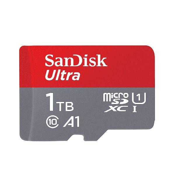 microSDXCカード 1TBブランド：SanDiskシリーズ：Ultra型番：SDSQUAC-1T00-GN6MN■特徴Class10 UHS-I対応(最大150MB/秒)スマホアプリの高速起動が可能な【A1】規格準拠スマートフォン、タ...