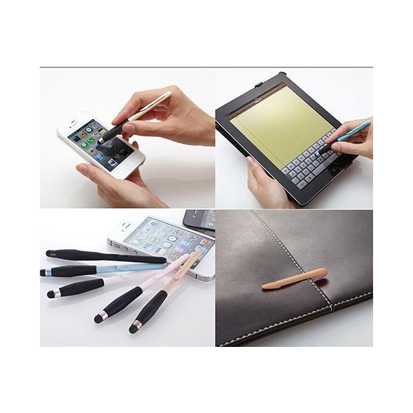 タッチペン（Simplism Grip Touch Pen）【当店スタッフによるレビュー】・感度が良い!パズルゲームで使える。(指だと反応しない時がある為、指より良い)・ペンにクリップがあるので薄生地のバッグや、手帳などに挟んで持ち運べる。...