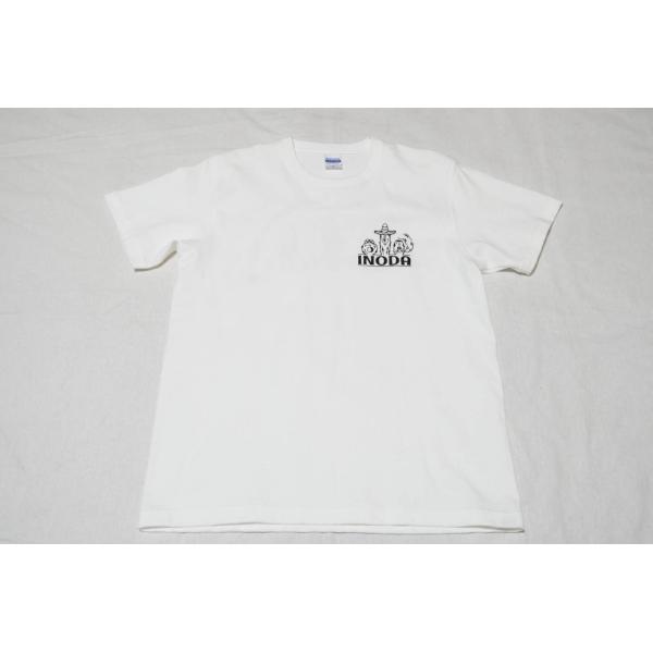 T-shirt  "DIFFERENT STROKES FOR DIFFERENT FOLKS"Inoda Originalカラー：ホワイト　　　：ブラックコットン100％　7.1ozプリントはシルクスクリーンで1枚1枚手刷りです。インクジ...