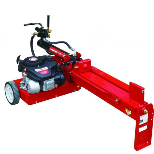 破砕力8t、小型でパワフルな家庭用エンジン薪割り機。