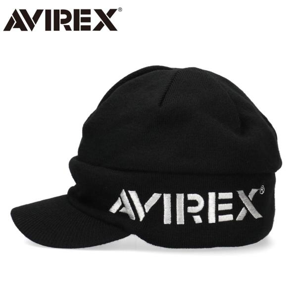 【ブランド名】アヴィレックス / AVIREX【商品名】サイド刺繍 ロゴ オスロ ニットキャップ /   【商品番号】81264300 【サイズ】ワンサイズ(約57cm〜59cm) / 【つば】約6cm【素材】アクリル100%【原産国】中国...