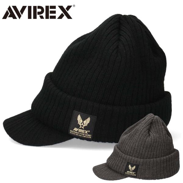 【ブランド名】アヴィレックス / AVIREX【商品名】別注 ネームロゴ バイザーニット キャップ ツバ付きニット帽 【商品番号】81465800   【サイズ】ワンサイズ(約57cm〜59cm) / 【つば】約6cm【素材】アクリル【原産...