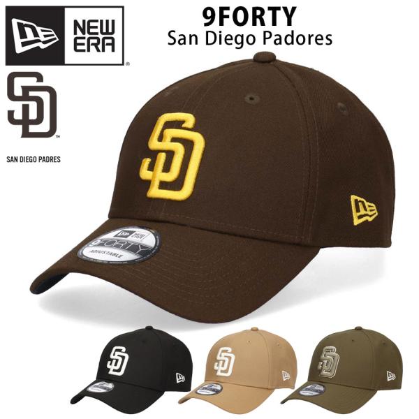 【ブランド】ニューエラ / NEW ERA【スタイル】9FORTY / 14525039【チーム】サンディエゴ パドレス / SAN DIEGO PADRES  【カラー】  ・ブラウン / 14942649・ブラック / 14942631...
