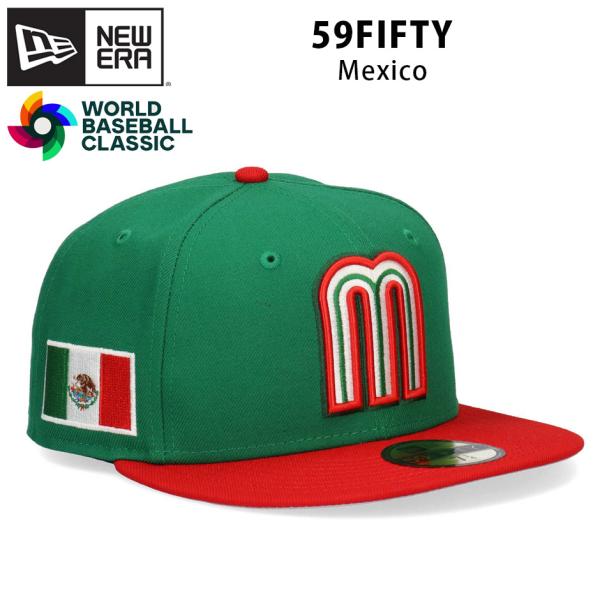 【ブランド】ニューエラ / NEW ERA【スタイル】59FIFTY WBC オンフィールド メキシコ キャップ   【カラー】グリーンxレッド / 14865021【サイズ】 ・7 1/4 (約57.7cm)・7 3/8 (約58.7cm...