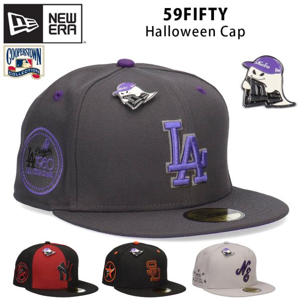 【ブランド】ニューエラ / NEW ERA【スタイル】59FIFTY ハロウィン ゴーストピン付きキャップ【チーム / カラー / 品番】ロサンゼルス・ドジャース / ダークグラファイト/ディープパープル / 15229109ニューヨーク・...