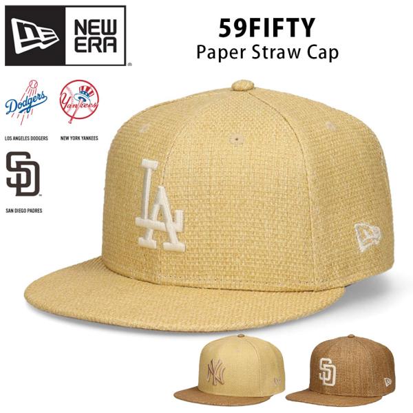 【ブランド】ニューエラ / NEW ERA【スタイル】59FIFTY ペーパーストロー キャップ / 5950 Paper Straw Cap【チーム/カラー】■ロサンゼルス・ドジャース / ナチュラル / 14745165■ニューヨーク・...