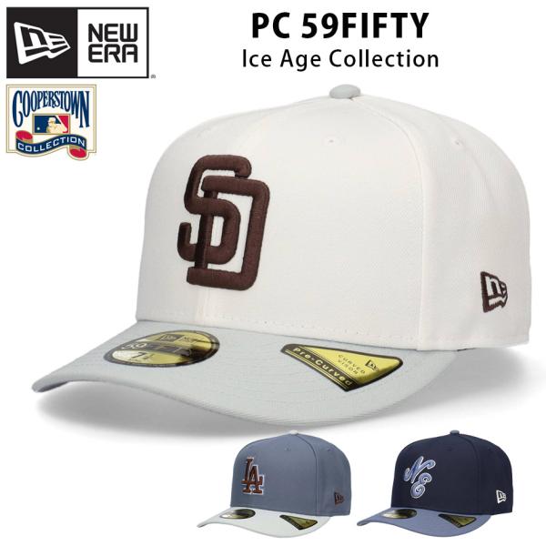 【ブランド】ニューエラ / NEW ERA【スタイル】プリカーブ 59FIFTY アイスエイジ キャップ  / Pre Curved 5950 Ice Age Cap 【チーム/カラー】・サンディエゴ・パドレス / オプティックホワイトxス...