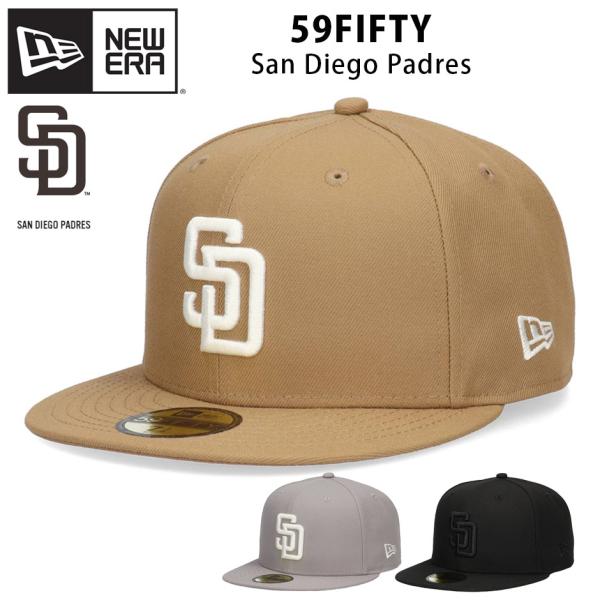 【ブランド】ニューエラ / NEW ERA【スタイル】59FIFTY サンディエゴ・パドレス キャップ  / 5950 SAN DIEGO PADRES CAP 【カラー】カーキ / 14942682 グレー / 14942683ブラックx...