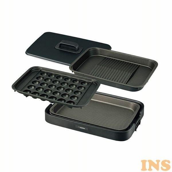 ■商品サイズ（cm）【本体】幅約48×奥行約33×高さ約14【3枚重ね時】幅約48×奥行役33×高さ約18【内形寸法】深型プレート：40.5×27×3.5焼肉プレート：40.5×27×2たこ焼きプレート：40.5×27×1.5 ■商品重量約...