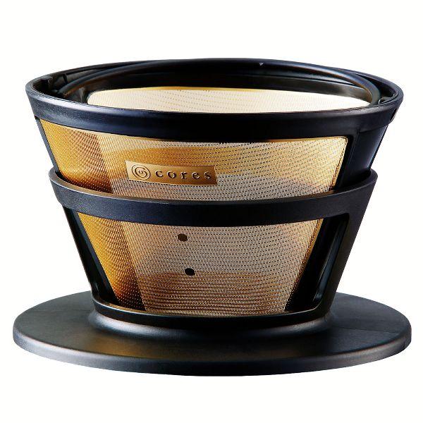 ■商品サイズ（cm）幅約12×奥行約12×高さ約8.5■商品重量約30g■材質純金メッキ（ステンレス）、ポリプロピレン■耐熱温度135℃（フィルター）■付属品フィルターホルダー■生産国中国コーヒーの美味しさ引き出す、純金メッキのコーヒーフィ...