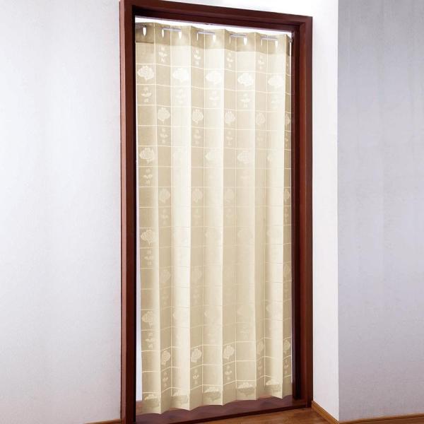 天井から床まで覆える間仕切り用カーテン。マス目ごとにはさみでカットして長さを調整できます。使用しないときは片側に折りたたんでスッキリ省スペース。<br>●こちらの商品は、北海道・沖縄・離島への配送は、別途送料がかかる場合がござい...