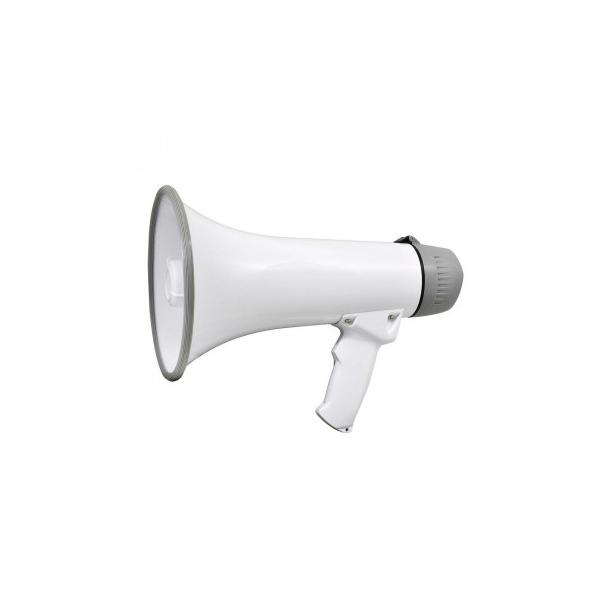 ハンドマイク付きメガホン。人が集まるイベントやお仕事に! 災害時にも役立つ!音声や警報音の音量はレバーで簡単に調整。警報音(アラーム・サイレン)で周囲へ知らせる。<br>●こちらの商品は、北海道・沖縄・離島への配送は、別途送料が...