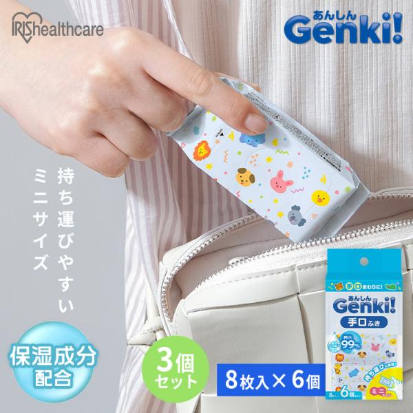 [検索用：手口拭き 持ち運び ウェットティッシュ ミニサイズ ノンアルコール 香料不使用 水分たっぷり配合 純水99% 保湿成分配合 手口ふき 子供 携帯用 シート 4967576840729]■翌日優良配送対象の商品につきまして■下記の場...