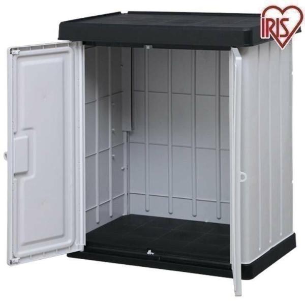 窓の下や、勝手口の脇に気軽に置ける小型サイズのホームロッカーです。両開きタイプの扉なので、幅がある物でも楽に収納することができます。盗難防止に市販の南京錠（#40mmタイプ）が使える金具付です。ホームロッカー用スチール棚850用（別売）が使...