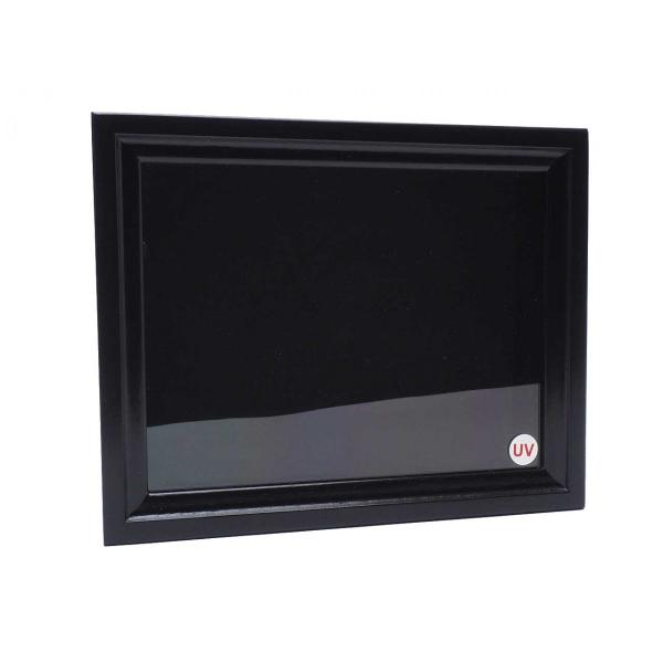 《特小型》ドイツ箱オールブラックＵＶカット仕様（黒）白・黄・メタリック系の昆虫が映える黒ペフの標本箱です。標本箱以外にもコレクションケースやショーケースとしてご利用可能。通常は１ケースごとの完全受注生産となりますが当店では１箱から購入可能で...