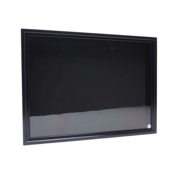 中型ドイツ箱オールブラックＵＶカット仕様（黒）白・黄・メタリック系の昆虫が映える黒ペフの標本箱です。標本箱以外にもコレクションケースやショーケースとしてご利用可能。通常は１ケースごとの完全受注生産となりますが当店では１箱から購入可能です。＜...