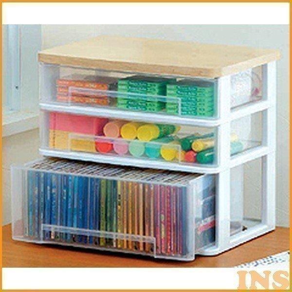 0121pointo★★詳細情報＆おトク情報は下記をご確認下さい★★ウッドトップワイドテーブルチェスト WET-W421スペースを有効活用できるワイドタイプのテーブルチェストです。奥行・幅の狭いデスクなどで一般的な縦長タイプのテーブルチェス...