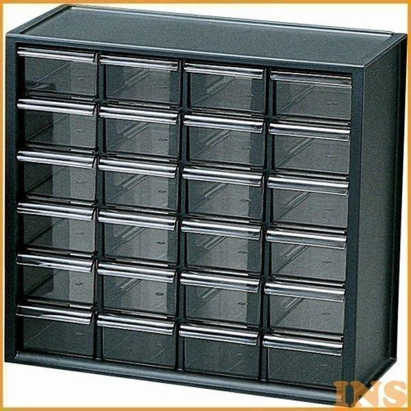 ★★詳細情報＆おトク情報は下記をご確認下さい★★パーツキャビネット PC-310小物の収納に便利な引き出しが24個ついています。卓上での文具類や小物の収納にとっても便利！引出しが飛び出しにくい、簡易ロック構造です。底面には滑り止め用のゴム脚...