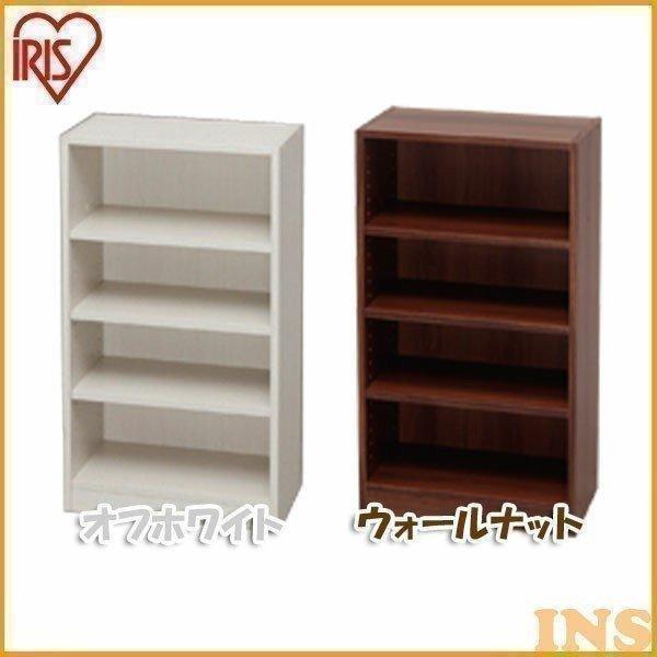 0121pointo★★詳細情報＆おトク情報は下記をご確認下さい★★シンプルデザイン。場所を選ばないフリースタイルラック★お部屋の雰囲気に合わせて2色（オフホワイト・ブラウン）からお選びいただけます。棚板は高さが自由に変えられる可動棚タイプ...