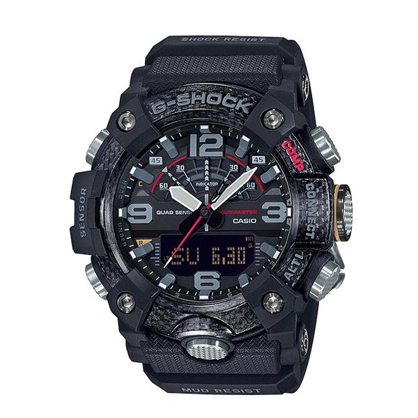 瓦礫や土砂が山積・散乱するような極限の陸上での使用を想定したG-SHOCK「マッドマスター」シリーズの、素材にカーボンを採用したモデルです。ケースには高剛性素材のカーボンを使用することで破損・変形を抑制し、高い気密性と耐衝撃性を確保。加えて...