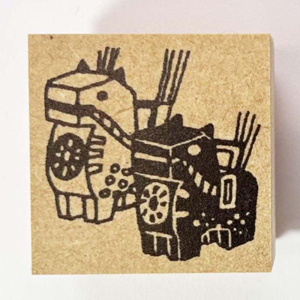 ◆ホルダーサイズ　30ミリ×30ミリスタンプ台が必要な　一般的なゴム印です