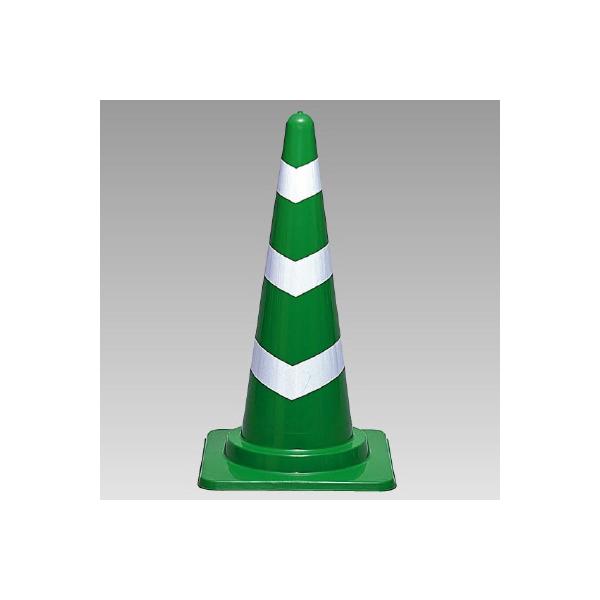 メーカー直送のため代引きでの決済は不可となります。銀行振り込み・コンビニ・クレジット・後払い決済でご購入下さい。385-08A スコッチコーン　７００ｍｍＨ緑　サイズ：385×385×700mmH　材質：ポリエチレン　重量：約700g※コー...