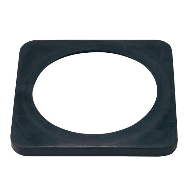 メーカー直送のため代引きでの決済は不可となります。銀行振り込み・コンビニ・クレジット・後払い決済でご購入下さい。385-41 コーンウエイト（黒）サイズ：外寸／370×370×20mm　内径／310mm　材質：リサイクルゴム　重量：2kg※...