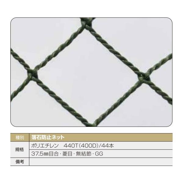 メーカー直送のため代引きでの決済は不可となります。銀行振り込み・コンビニ・クレジット・後払い決済でご購入下さい。落石防止ネット 5m  x  10m グリーングレー≪用途≫・法面保護・荷崩れ防止・芝押え≪特長≫・仮設的に法面を覆い、道路、ダ...