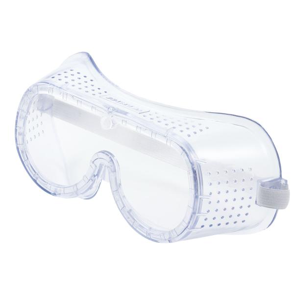 メーカー直送のため代引きでの決済は不可となります。銀行振り込み・コンビニ・クレジット・後払い決済でご購入下さい。セーフティゴーグル 51874メガネをかけたままでも着用可能ゴムバンドでぴったりフィットサイドシールド付サイズ：18０×6０×7...