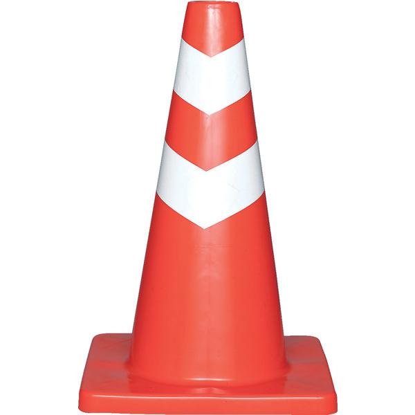 メーカー直送のため代引きでの決済は不可となります。銀行振り込み・コンビニ・クレジット・後払い決済でご購入下さい。ソフトスコッチコーン450H　Φ40　レッド／ホワイト車両と接触してもダメージが少なく、割れにくい柔らかな材質。※写真は700H...