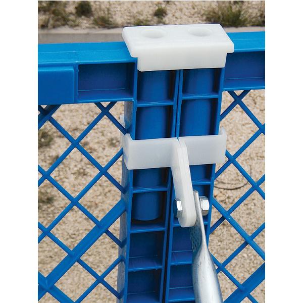 メーカー直送のため代引きでの決済は不可となります。銀行振り込み・コンビニ・クレジット・後払い決済でご購入下さい。フェンスバンド　乳白色フェンスサポートを取り付けるのと同時にフェンスのジョイント機能も兼ねています。※フェンスKK用外寸：115...