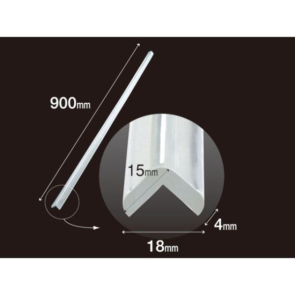 【特徴】●非常にやわらかく弾力性に優れた素材です。●耐磨耗性にも優れています。【用途】●柱、筋交いなどの構造物、機械周りの角、突き出た危険な角。【取付方法】専用両面テープまたは接着剤(別売り：くっつくぞ)