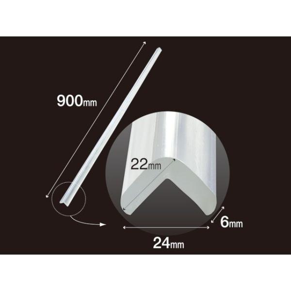 【特徴】●非常にやわらかく弾力性に優れた素材です。●耐磨耗性にも優れています。【用途】●柱、筋交いなどの構造物、機械周りの角、突き出た危険な角。【取付方法】専用両面テープまたは接着剤(別売り：くっつくぞ)
