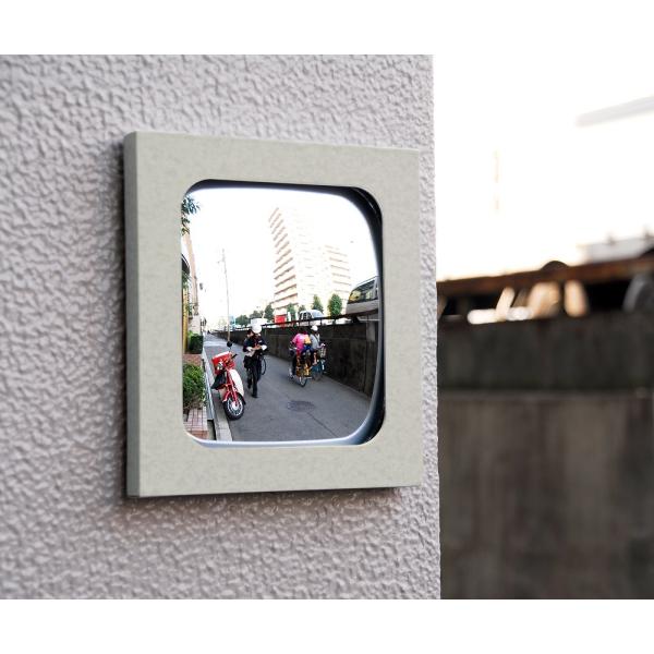 メーカー直送のため代引きでの決済は不可となります。銀行振り込み・コンビニ・クレジット・後払い決済でご購入下さい。エクステリアミラー シルキーフロスト 185×210×20 EX-WA外観とフィットするオシャレでワイドなミラー。出幅2cmのス...