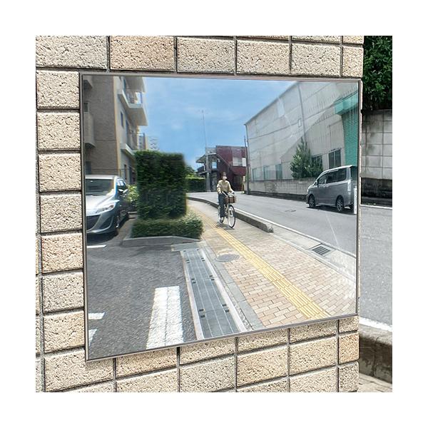 ▼商品説明・フラットなのに凸面鏡と同じように広い視野を持つ、世界初の不思議な鏡です。・駐車場や倉庫の出入口用のミラーです。・道路の死角から来る人や自転車などを確認できます。▼注意・屋外可　・FFミラーの性質として、直射日光やライト等の光が当...