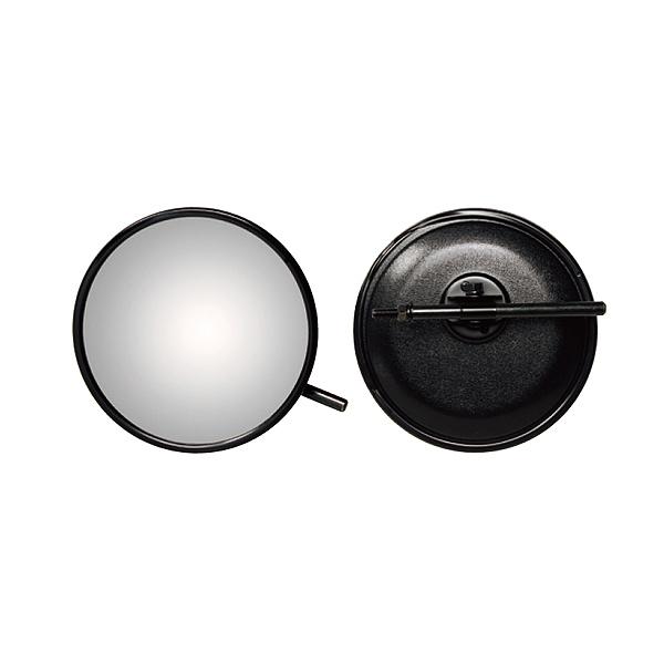 メーカー直送のため代引きでの決済は不可となります。銀行振り込み・コンビニ・クレジット・後払い決済でご購入下さい。ロードビュミラー（平面）丸棒 丸型 210φ 黒 FB-20K穴あけ不要で取り付けが簡単。丸棒タイプ。トラック用の補助ミラーです...