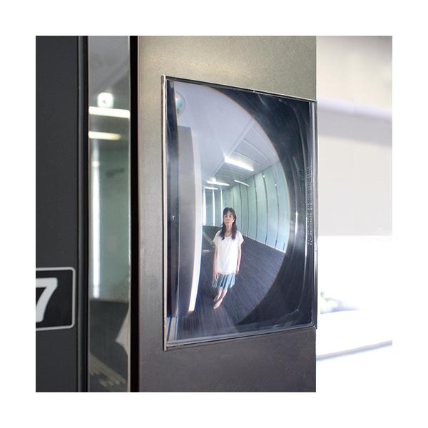 ▼商品説明・フラットなのに凸面鏡と同じように広い視野を持つ、世界初の不思議な鏡です。・エレベータの乗り残し・挟み込み防止に。・安全な運行と昇降回数の削減に。・利用者同士の気くばりに。・エレベータ内から顔を出さなくても、ミラーを見るだけで乗り...