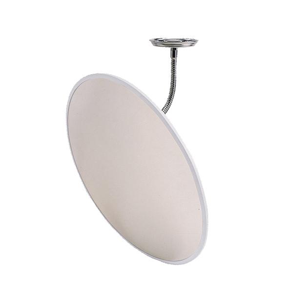 メーカー直送のため代引きでの決済は不可となります。銀行振り込み・コンビニ・クレジット・後払い決済でご購入下さい。防犯ミラー（室内用） 丸型 440φ 枠：グレー H-45防犯・用心・安全確認のために＜製品仕様・特長など＞鏡材質／アクリル角度...