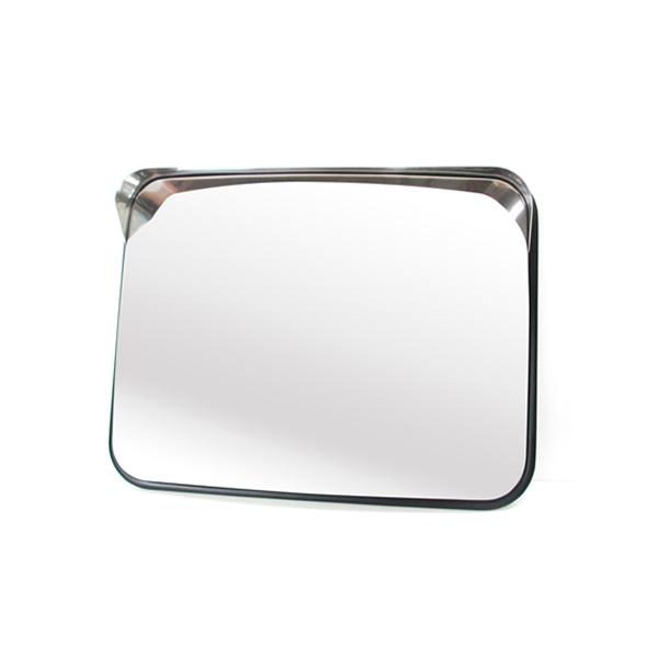 メーカー直送のため代引きでの決済は不可となります。銀行振り込み・コンビニ・クレジット・後払い決済でご購入下さい。ステンレスミラー角型 375×485 黒 S-5BKガラス製ガレージミラーと同じく、オーソドックスで人気のあるミラーです。ワレな...