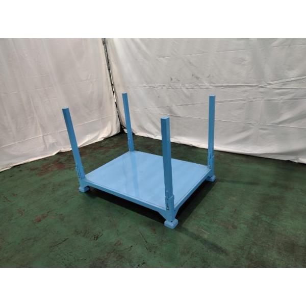 メーカー：信和型式：P-1310-1000内寸：1190×870×840外寸：1340×1020×1000積載荷重：1000kg段積数：4段重量：47kg色：水色