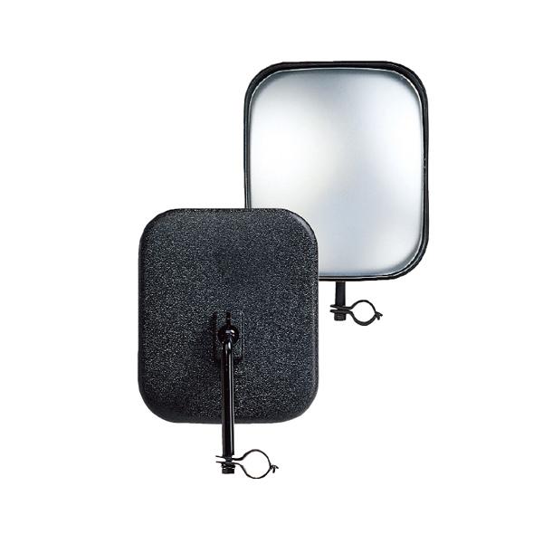 メーカー直送のため代引きでの決済は不可となります。銀行振り込み・コンビニ・クレジット・後払い決済でご購入下さい。サイドサポートミラー角 150×175 黒 SR-10Kトラック用のサイド補助ミラーです。死角をフォローしてより安全に運転しやす...