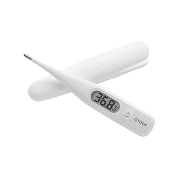 メーカー直送のため代引きでの決済は不可となります。銀行振り込み・コンビニ・クレジット・後払い決済でご購入下さい。WT-961 シチズン電子体温計すばやく手軽に体調管理防水・抗菌仕様の予測式体温計水洗いOK !前回値メモリー機能付き !サイズ...