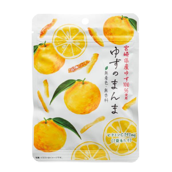 無香料・無着色でゆずをそのまんま味わえる発売から15年以上のロングセラー宮崎産のゆず皮を、甘酸っぱくスティックタイプの砂糖漬けに内容量：33g×10袋原材料：ゆず皮（宮崎県産）、砂糖／酸味料、酸化防止剤（V.C）